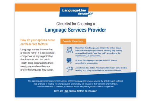 Video Remote Interpreting Services | LanguageLine Solutions