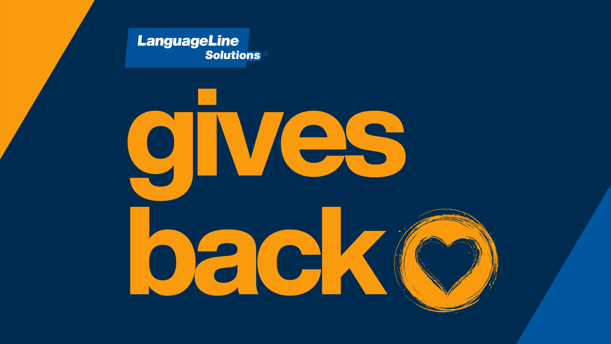 How We Give Back - About LanguageLine UK